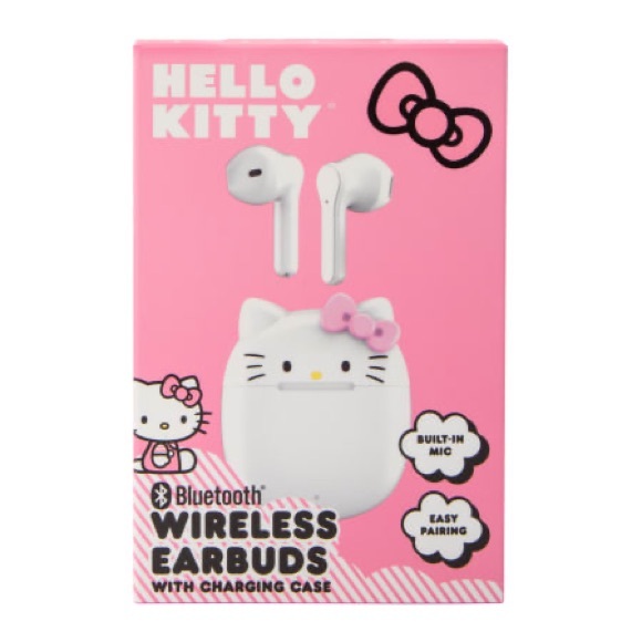 Hello Kitty | Headphones | Hello Kitty Wireless Earbuds With Charging ...